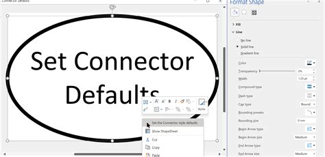 Setting Theme Defaults In Visio Bvisual