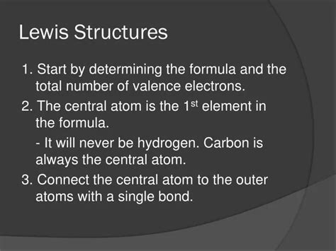 PPT Lewis Structures PowerPoint Presentation Free Download ID