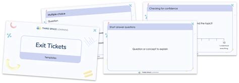FREE Exit Ticket Template Third Space Learning