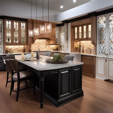 Transform Your Kitchen The Magic Of Decorative Glass Inserts
