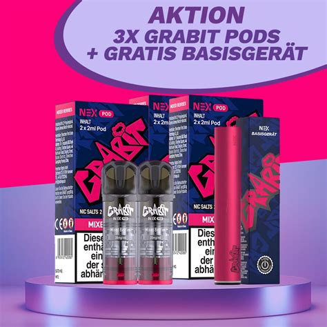 Deal 3x Grabit Pods 2 Pack Free Base Device Buy Online 1999