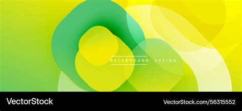 Abstract Vibrant Background Overlapping Circles Vector Image