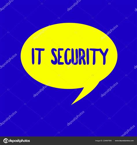 Text Sign Showing It Security Conceptual Photo Protection Of Internet Connected Systems From