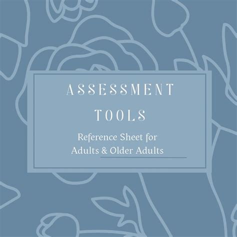 Therapy Assessment Tools Etsy