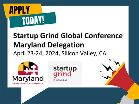 Startup Grind Global Conference 2024 Maryland Delegation Bwtech Umbc