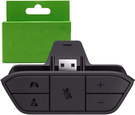 Stereo Headset Adapter For Xbox One Controller With Audio Mic Headphone Converter