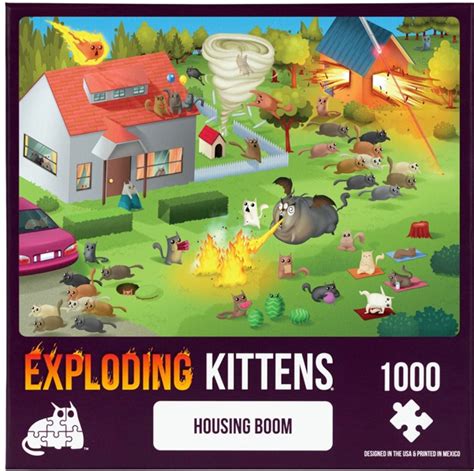 Buy Exploding Kittens Puzzle Housing Boom Online Sanity