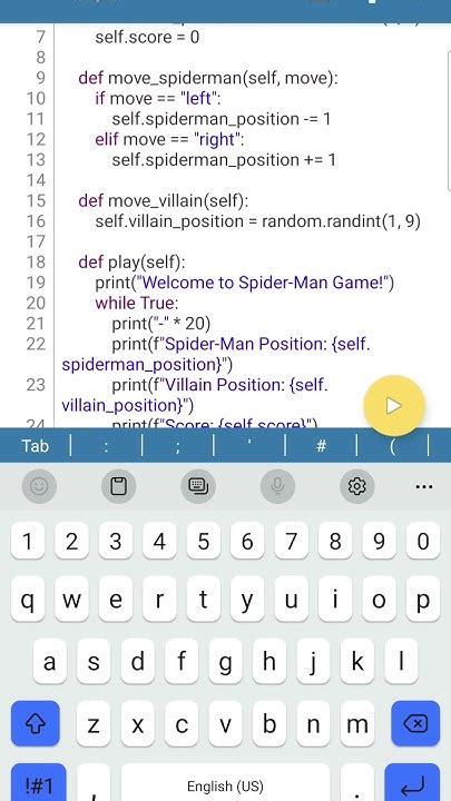 Spider Man Python Code Game Python Games Youtube