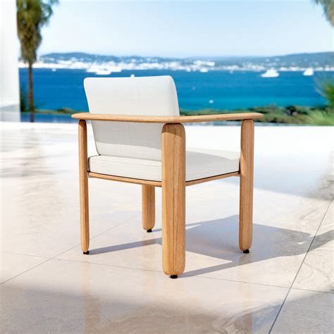 Fauteuil De Jardin Bois Teck Java Ecru Salon De Jardin Table Et