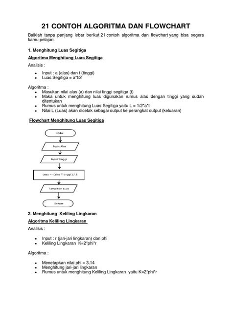 Flowchart Luas Dan Keliling Persegi Panjang Ngetesss Tugas Algorithma Dan Flowchart Mencari