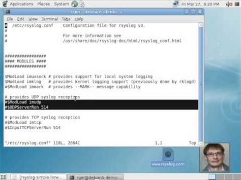 Simple Forwarding With Rsyslog Video Tutorial YouTube