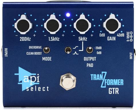 Api Tranzformer Gtr Eq Boost Pedal Sweetwater