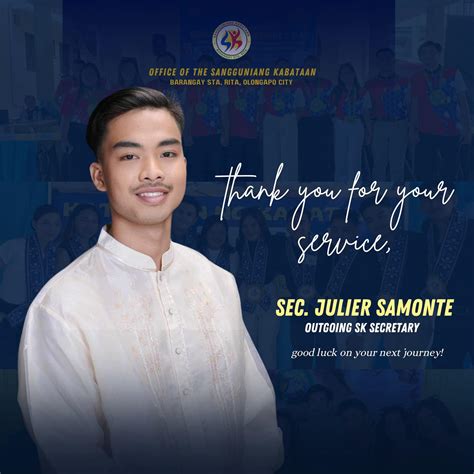 Announcement Sangguniang Kabataan Barangay Sta Rita