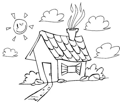 Desenho De Casa Para Colorir Desenhos Para Colorir