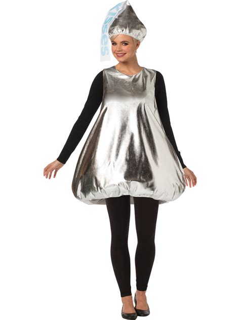 Adult Hersheys Kiss Chocolate Candy Wrapper Costume