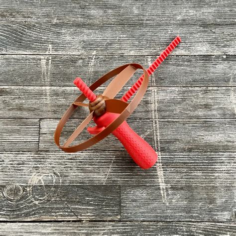 The Spiral Propeller Launcher Toy Free 3d Print Model Makerworld