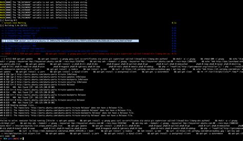 Build Error On A Laravel Project Docker Code With Mosh Forum