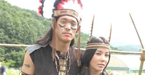 오지호 엄정화 인디언 추장부부 기막힌 패러디