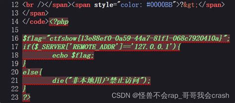Ctfshow笔记篇（web入门 Ssrfshowctf Csdn博客