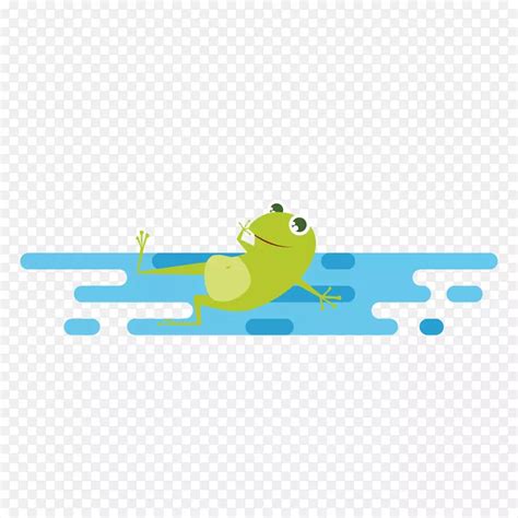 绿色水面上的青蛙PNG图片素材下载 图片编号qmrgpmey 免抠素材网