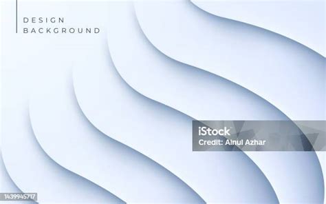 추상 백색광 그림자 차원 곡선 물결 모양 레이어 배경 Eps10 벡터 가리기에 대한 스톡 벡터 아트 및 기타 이미지 가리기