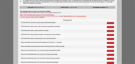 Better Exceptions Patch Day Scan Rthesims4mods