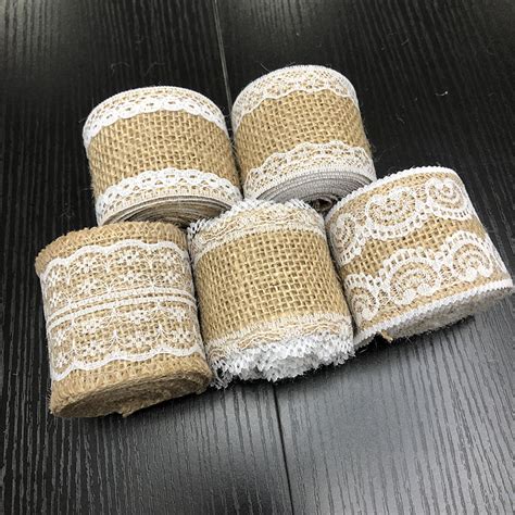 麻布蕾丝卷幼儿园环创布置材料diy手工环境制作布料花边布条丝带 虎窝淘