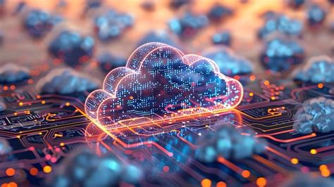 Premium Photo Advancements In Cloud Computing Streamlined Data