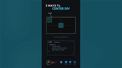 3 ways to center the div html css javascript coding webdevelopment