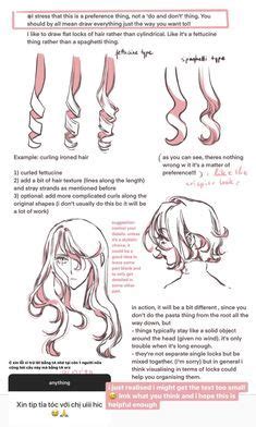 Curls Drawing Tips Art Reference Photos Digital Art Tutorial