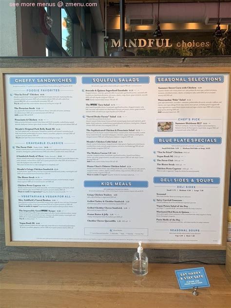 Menu At Mendocino Farms Restaurant Sacramento R St