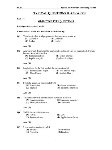 Operting System Pdf Scheduling Computing Assembly Language