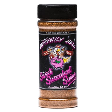 Buy Heavenly Hell Sweet Succulent Swine Rub 150g Smoked Bbq Co