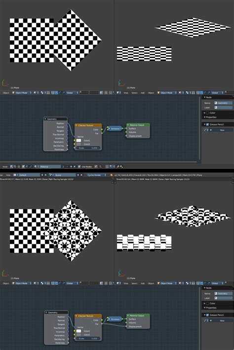 Materials Blender Cycles Nodes Input Geometry Position Corrupts Displacement Mapping Bug Or