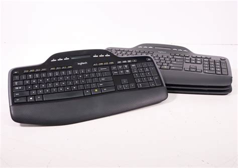 Logitech Mk710 Wireless Standard Pc Desktop Keyboard Black Missing Pa