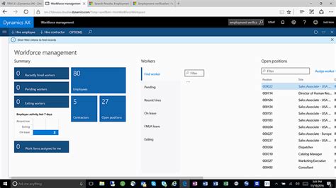 dynamics 365 for operations employment verification ellipse solutions