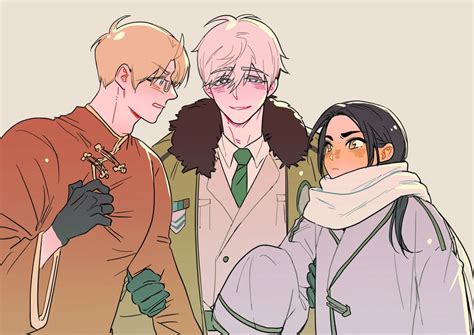 America Russia And China Axis Powers Hetalia Drawn By