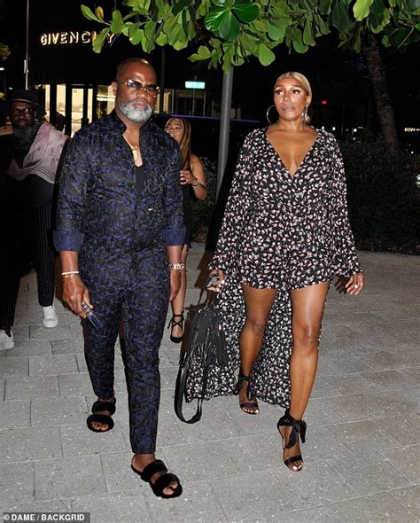 Nene Leakes Displays Her Toned Legs In A High Low Dress While On A Date