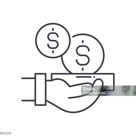결제 서비스 아이콘 선형 격리 일러스트레이션 씬 라인 벡터 웹 디자인 사인 흰색 배경에 편집 가능한 스트로크가 있는 개요 개념 기호입니다 개념에 대한 스톡 벡터 아트 및