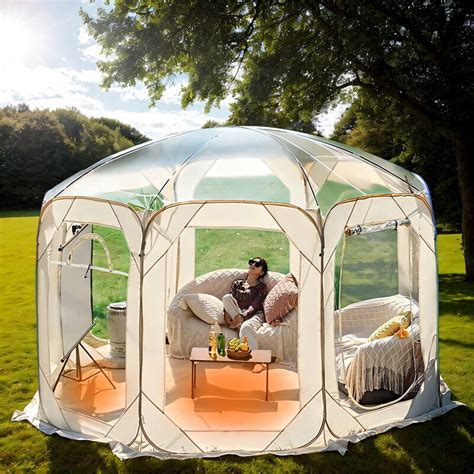All Weather Sports Tent Outdoor Pop Up Bubble Clear View Pvc Tent