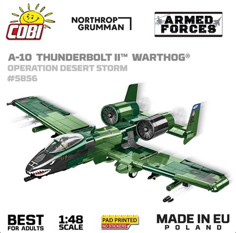 A10 Thunderbolt Ii Warthog Brick Plane Model Cobi 5856 667 Bricks Bricktanks