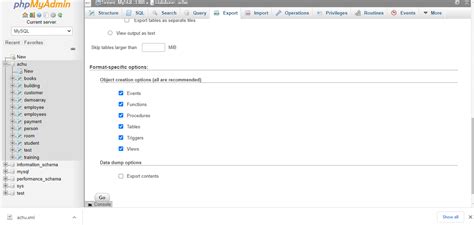 Mysql Export Schema How To Export Schema In Mysql With Example