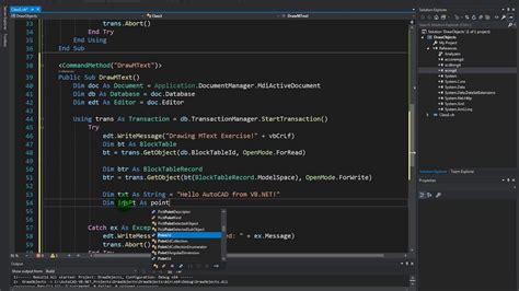 Creating A Mtext In Autocad Using Vbnet Youtube