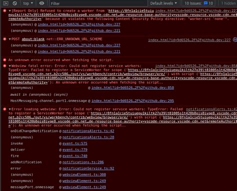 Pressing On Github Repo Fails To Setup Editor Issue 142813