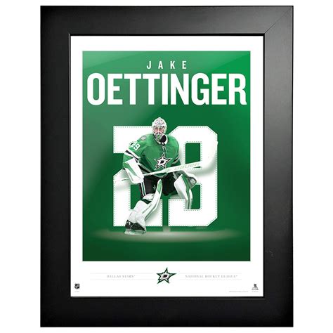 Dallas Stars Oettinger Breakout 12 X 16 Frame Hockey Hall Of Fame
