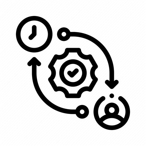 Operations Clock Business Gear Arrow Process Workflow Icon Download On Iconfinder