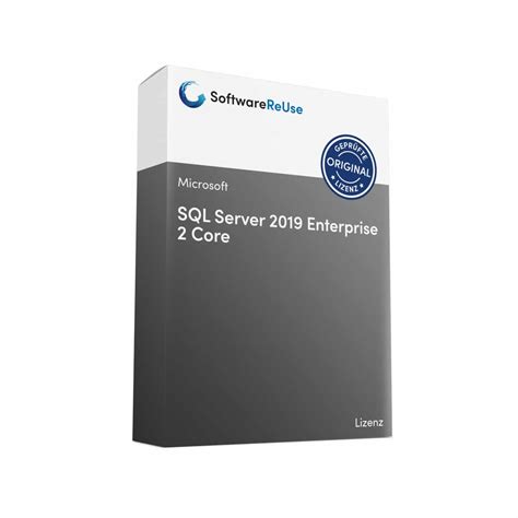 Sql Server 2019 Enterprise Server Cal Software Reuse Gebrauchte Software Lizenzen Legal