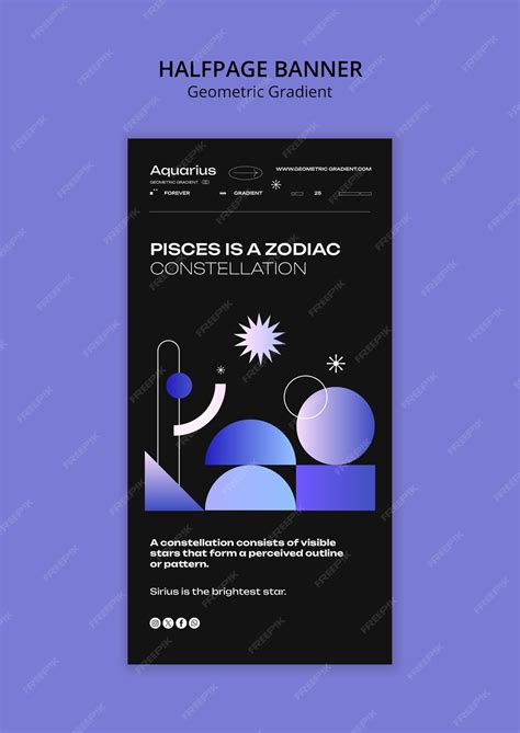 기하학적 경사 템플릿 설계 무료 Psd 파일