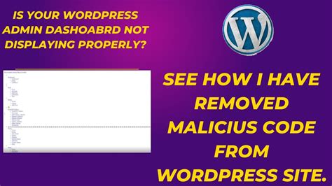 How To Remove Malicious Code From Wordpress Website How To Fix