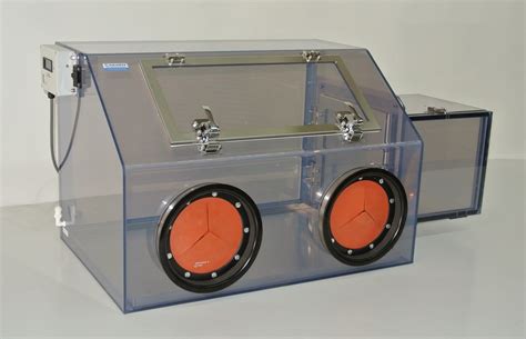 Portable Isolation Glovebox Two Port Non Dissipative Pvc 27x18x18 Cleatech Scientific